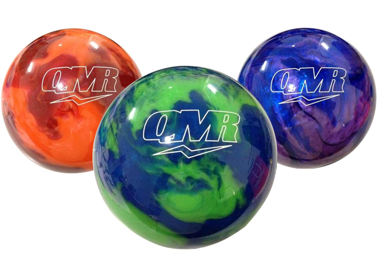 Blue-green custom bowling ball