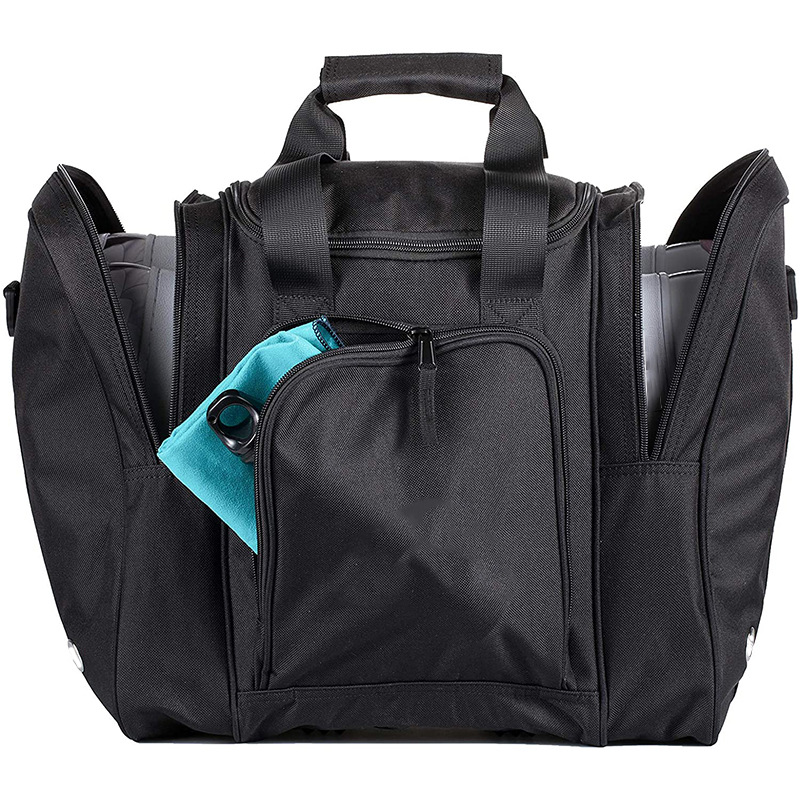 Indoor sports black bowling bag