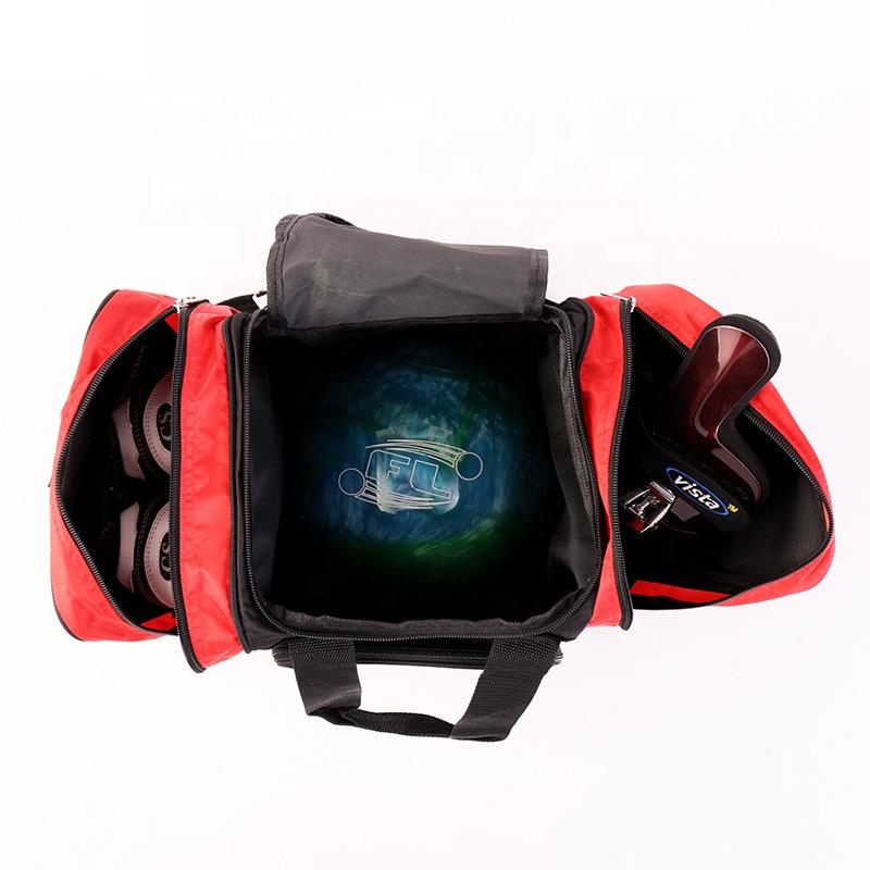 Padded design bowling tote bag