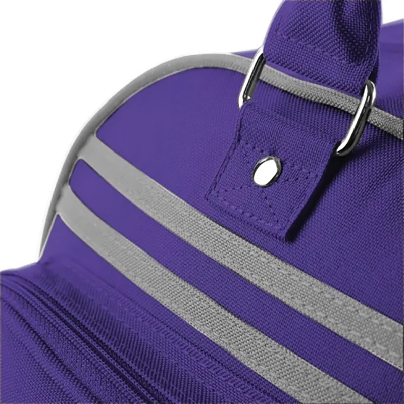 Purple tote design bowling bag
