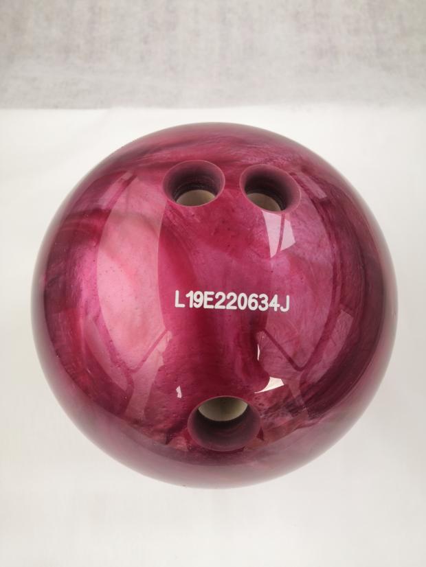 Top standard red bowling ball