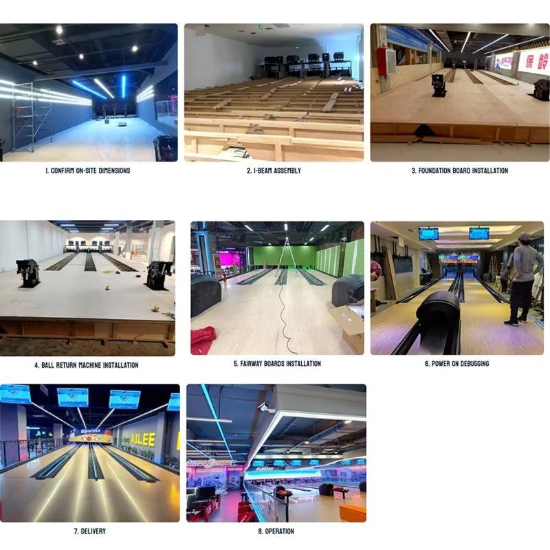 New AR Adult Bowling Alley Machine and Lanes Manufacturer